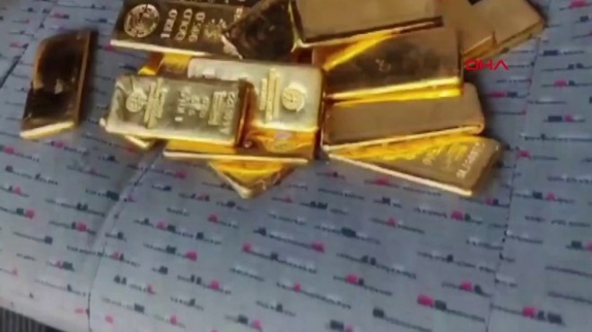 88 kilo kaçak külçe altın ele geçirildi! - İzmir Haber - İzmir Son ...